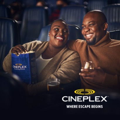 Members get 2-for-1 movie tix at Cineplex Theatres.